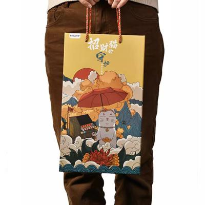 Chine Techniques d'impression UV Zhaocai Cat Guardian Coupe de parapluie pour les voyageurs d'affaires à vendre