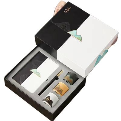 Cina Hotel and Resort Far Mountains 1 Color Color Printing Set piccolo culturale e creativo in vendita