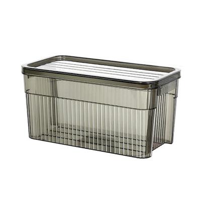 Chine Entreposage empilable pour les légumes et les fruits dans un réfrigérateur transparent de luxe léger à vendre