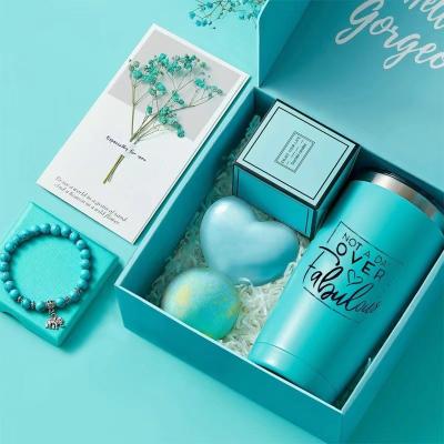 China 2 Color Printed Blue Gift Set Aromatherapy Candle Bath Ball for Festival Mother's Day for sale