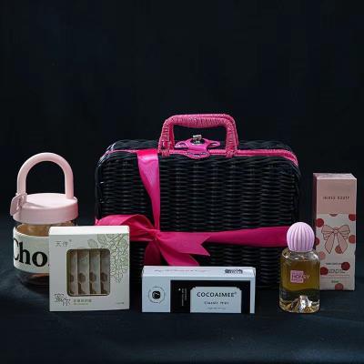 中国 1 カラーグラフィック印刷とオフィス用品 メイハイ スプライスド ワインバスケット ギフトパッケージ 販売のため