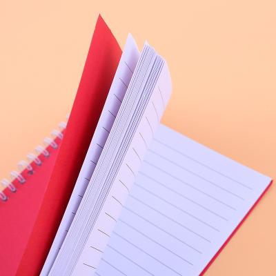 China Minimalist Notepad Set Solid Color Coil Design Meerdere kleuren en papier voor 2024 Gift Te koop