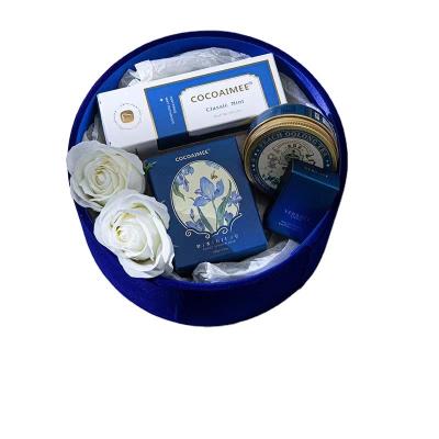 中国 シルクスクリーン印刷技術 恋人の誕生日用 ライト 贅沢 ベルベット ギフトセット 販売のため