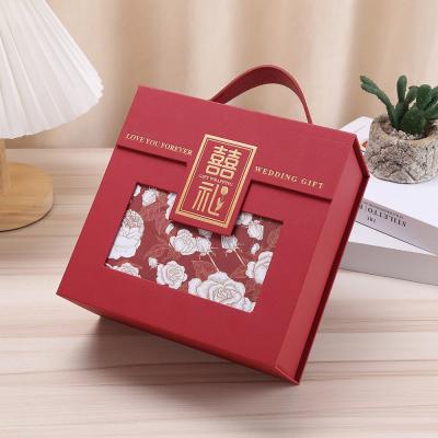 중국 졸업생 관계 및 학급 재회 중국어 핸드헬드 조이 사탕 상자 노란색 디자인 판매용