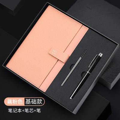 중국 프로 A5 노트북 세트 사용자 지정 로고 펜 펜 재충전 서명 펜 비즈니스 선물 상자 판매용