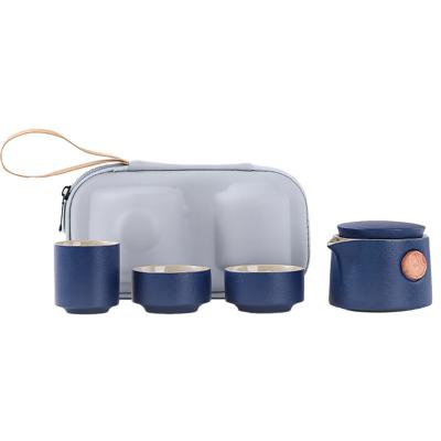 Chine Améliorez votre temps de thé avec notre Portable Black Pottery Kung Fu Set orienté éducation à vendre