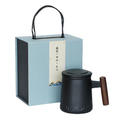 中国 茶杯 醸造 陶磁蓋 ギフトボックス 記念 4月愚か者の日 ギフトとしてセット 販売のため