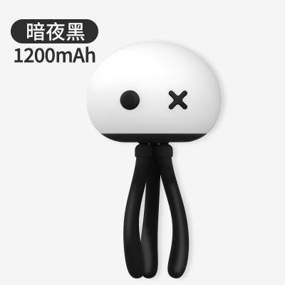 China Kunden-Logo Quallen Silikon Nachtlicht mit multifunktionaler verformbarer Halterung zu verkaufen