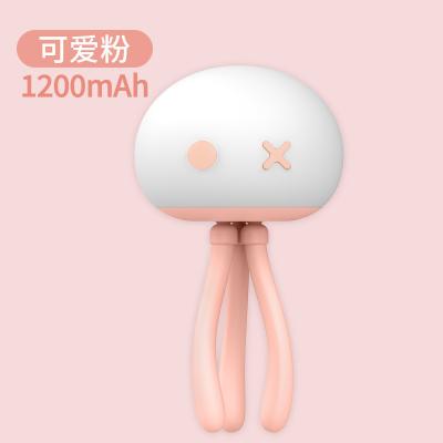 China Kunden-Logo Quallen Silikon Nachtlicht mit multifunktionaler verformbarer Halterung zu verkaufen