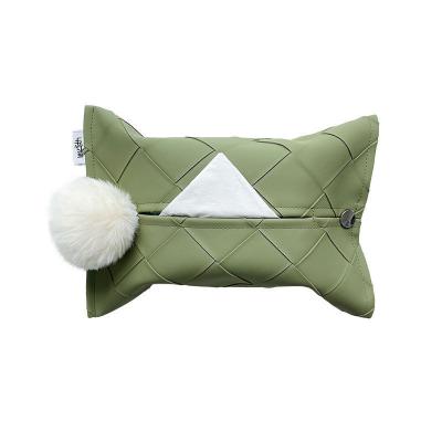 中国 プレゼンテーション ギフト セット 織物 レザー コーヒー テーブル ティッシュ ボックス シルクスクリーン 印刷 販売のため