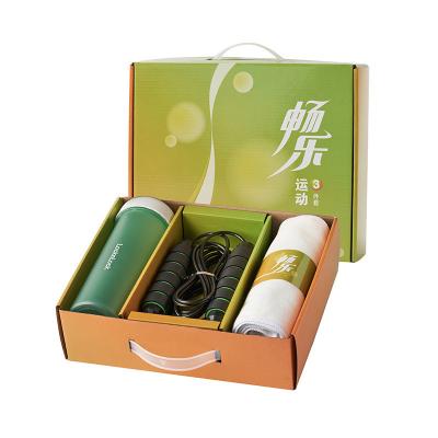 Chine Coupe d'eau Le Buckle Saut à la corde et à la serviette Changle Sports Gift Box Set Produits de bureau à vendre
