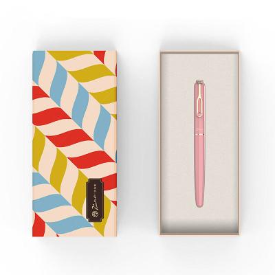 Chine Cadeau d'anniversaire de l'employé Séries de bonbons personnalisées Boîte à stylo colorée pour le logo du client à vendre