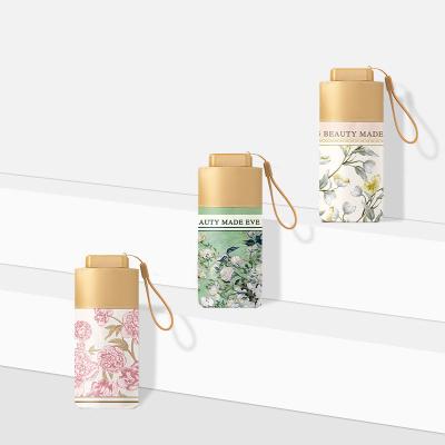 Cina Portable e colorato schermo di seta stampato 60% pieghevole tascabile mini ombrello solare pieghevole in vendita