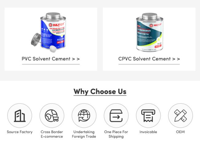 PVC Adhesive Application