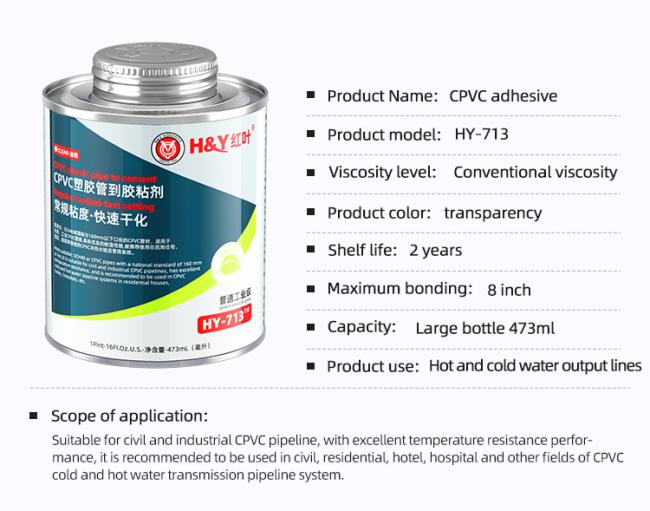 CPVC Solvent Cement application