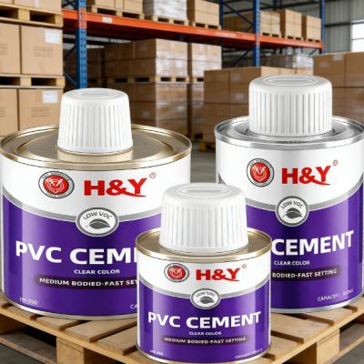 China Fast Setting PVC Adhesive Pipe Fittings Connection PVC Solvent Cement Glue For Water Pipes for sale