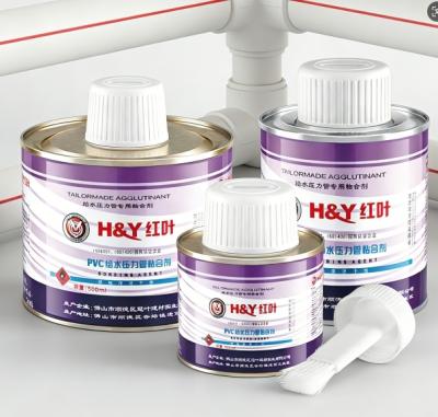 China Custom PVC Conduit Pipe Solvent Cement For Bonding Plastic PVC Pipe And Fittings for sale