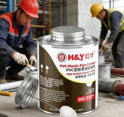 China Industrial Pipeline Pvc Solvent Cement Glue Plastic Pipe Pvc Adhesive With Cotton Brush for sale