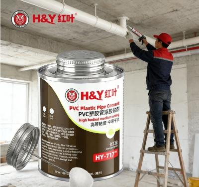 China Durable Pvc Adhesive Pipe Connection Pvc Solvent Cement For Pipes Components Joint Cable Gutters for sale