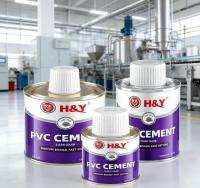 China Clear PVC Solvent Cement Adhesive Solvent Based for Pipes Components Joints Cable Gutters 500ml for sale