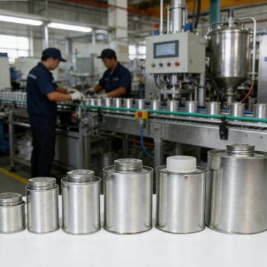 China Empty Cement Can For PVC Pipe Cement And Glue Solvent Chemical for sale
