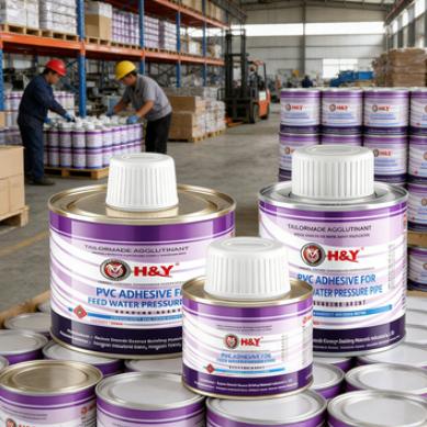 Quality Construction clear PVC Cement For Hot And Raining Water Pipe 100g 500g for sale