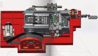 China 3 Die 3 Blow Hexagon Bolt Forging Machine Nut Cold Heading Machine 200mm Max Length for sale