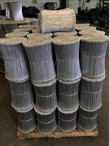 Customized Made Of Zinc Coated Steel With 1.2mm Diameter Wire Loop Ties Used For Bundle And Tie Seal Sacks