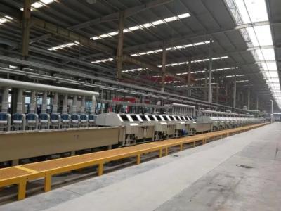 China Automatic Brass Electroplating Production Line with 36, 48 or 56 Lines for Steel Wire Brass Coating with Copper Content 62-68% and Coating Weight 3-8g/kg for sale