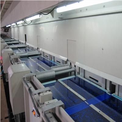 China Automatic Brass Electroplating Production Line with 36, 48 or 56 Lines for Steel Wire Brass Coating with Copper Content 62-68% and Coating Weight 3-8g/kg for sale