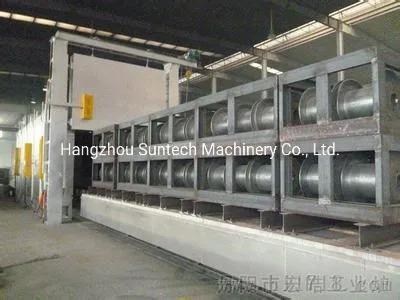 China Bogie Hearth Type Heating Furnace with 3 Zones Heat Control Hot Air Circulation and Horizontal Type for Aluminum Wires for sale