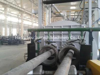 China Horizontal Type Resistance Wire Heating Quenching Furnace for Continuous Operation in Oil Drill Pipe Heat Treatment for sale