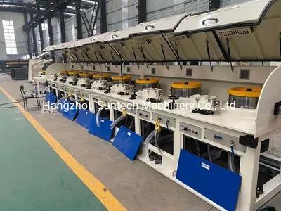 China Straight-Line Wire Drawing Machine with AC Frequency-Variation Motor and PLC Logical Control for High Carbon and Low Carbon Steel for sale