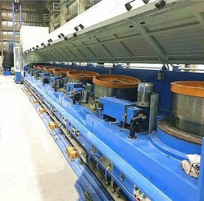China High Efficiency PLC Logical Control AC Frequency-Variation Motor Wire Drawing Machine for Steel Wire Drawing Equipment for sale