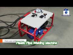 90mm-355mm PE HDPE Plastic Pipe Welding Machine Electro butt fusion Welding Equipment With Wheel