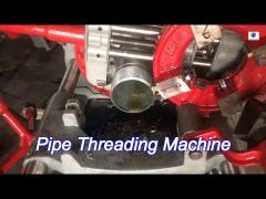 BSPT NPT Dies Electric Pipe Threading Machine 4'' Stainless Steel pipe