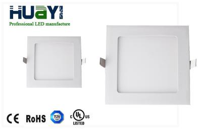 中国 高性能のアルミニウム銀 6000K 18W の正方形 LED の照明灯 225x225mm 販売のため
