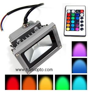 China IP65 o controlo a distância 10w rgb conduziu a luz de inundação RGB do diodo emissor de luz da luz de inundação para o jardim à venda