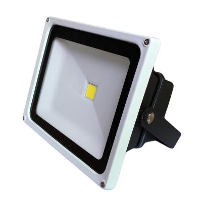 China High Brightness Ra75 COB Outdoor LED Flood Lights 30w LED Floodlight Warm White for sale
