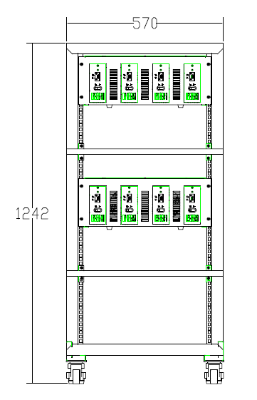 72V5A 4ch電池の高精度および省エネのフィードバックのタイプ電池容量のテスター4を試験機