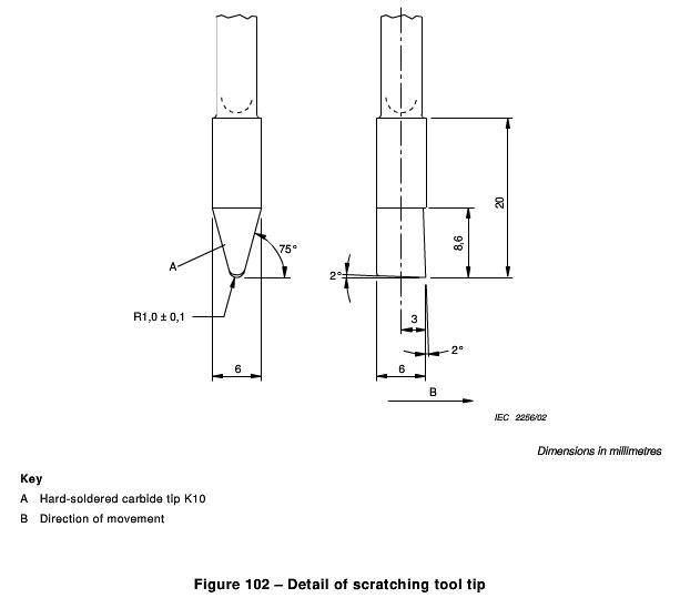 IEC 60335-2-24 Test Finger Probe 1