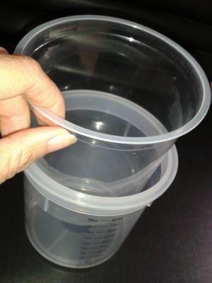 China Disposable inner cup with outer cup PP Spray gun cup for spray gun 20oz for sale