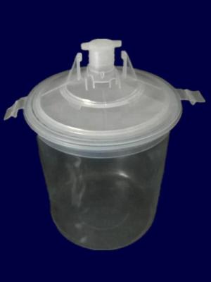 China Smart spray gun paint mixing cup 300ml innre cup and 125mic,190mic  lid for sale