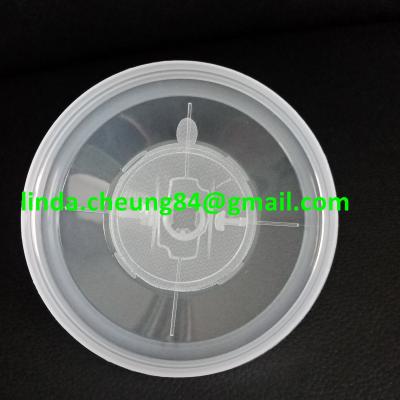 China transparent PP spray gun paint mixing cup soft PE  material 28oz cup lids with 190micron mesh for sale