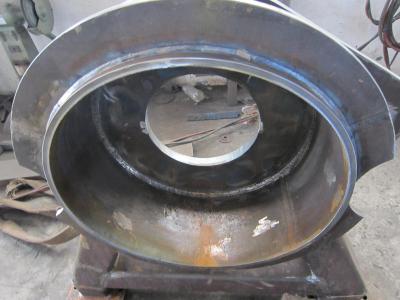 中国 沖合いの機械類 ASTM Q345D の金属の重い鋼鉄製作によって溶接される注文の鉄骨フレームの溶接 販売のため