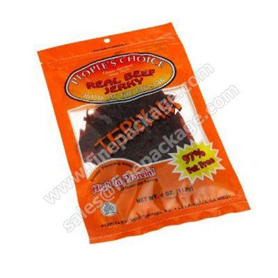 China vacuum printed beef jerky and biltong tear notch for sale