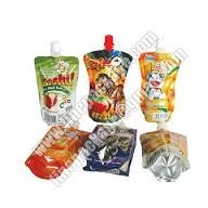 China juice packaging bags, juice drink spout pouch bag, liquid packaging plastic bag with spout for sale