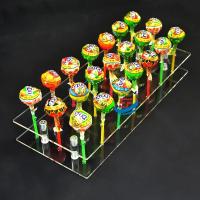 China Countertop Transparent Acrylic Display Rack For Lollipop for sale