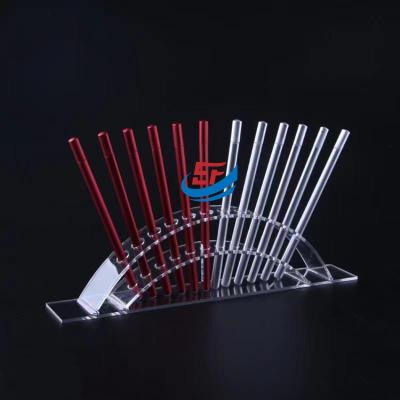 China School & Office Supplies Countertop Organizer Transparent Acrylic Pen Holder for sale