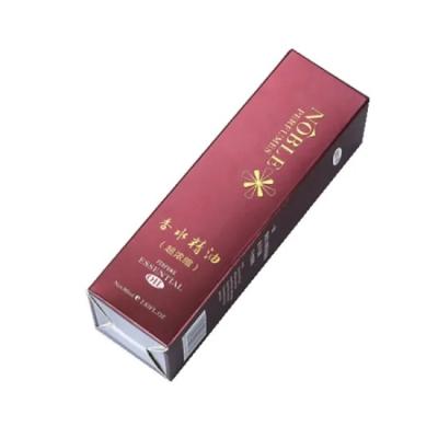 China OEM Biologisch afbreekbare 4C die Verpakkingsdozen Gouden Kosmetische Verpakking vouwen Te koop